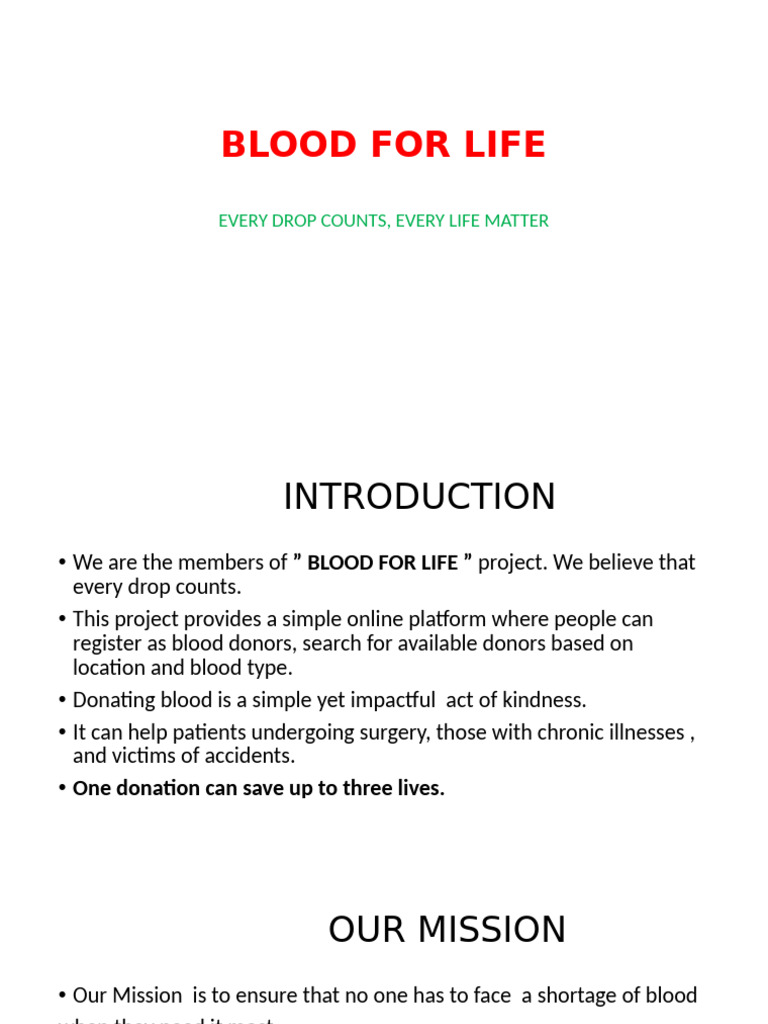 Blood Donation Simplified: Join Us! | PDF | User (Computing) | Password