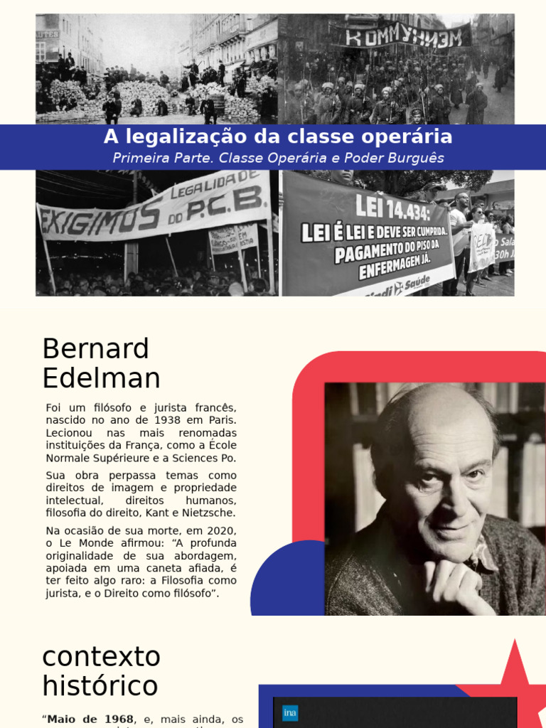 A Legalização Da Classe Operária | PDF | Estado | Propriedade privada