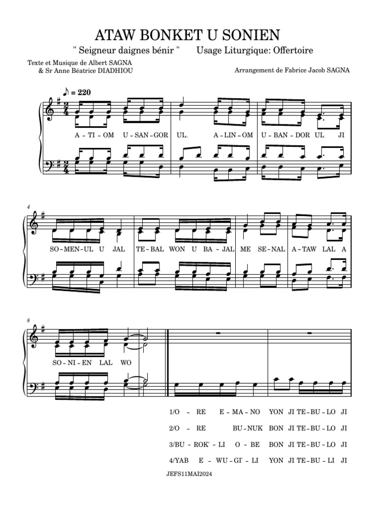 Ataw Bonket U Sonien | PDF