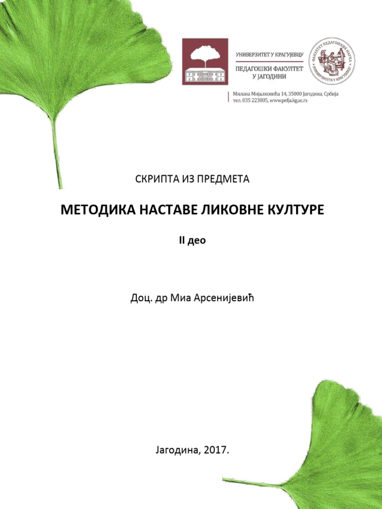 E Skripta Metodika II Deo | PDF