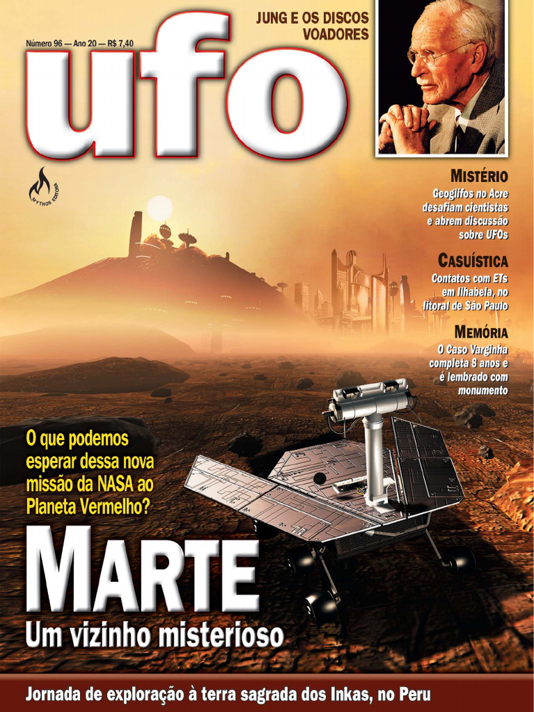 Revista UFO N. 096 - Marte, Um Visinho Misterioso | PDF | Ufologia | Objeto voador não identificado