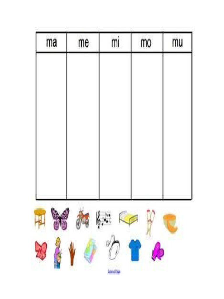 Hoja de Trabajo de Las Vocales | PDF