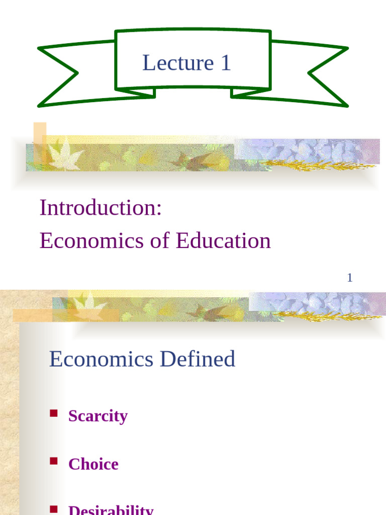 Ch 01 Introduction | PDF | Human Capital | Capital (Economics)