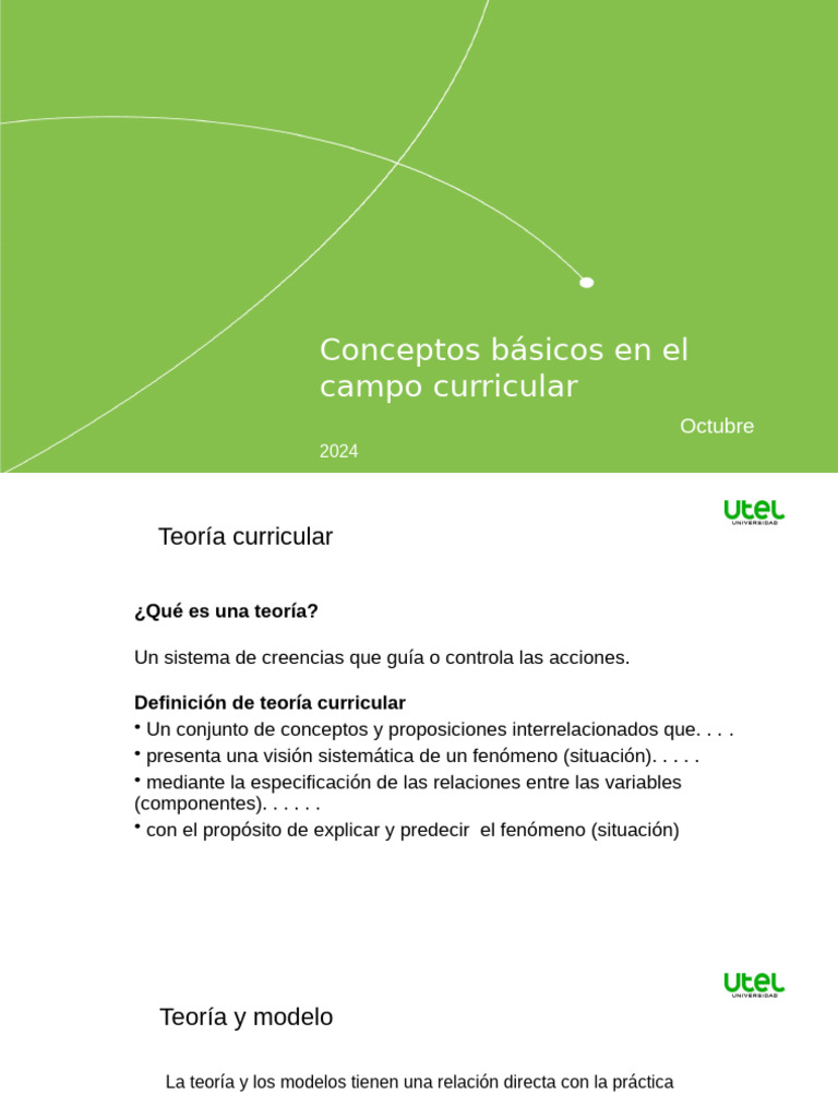 Semana 1 - Conceptos Básicos en El Campo Curricular | PDF | Plan de estudios | Aprendizaje