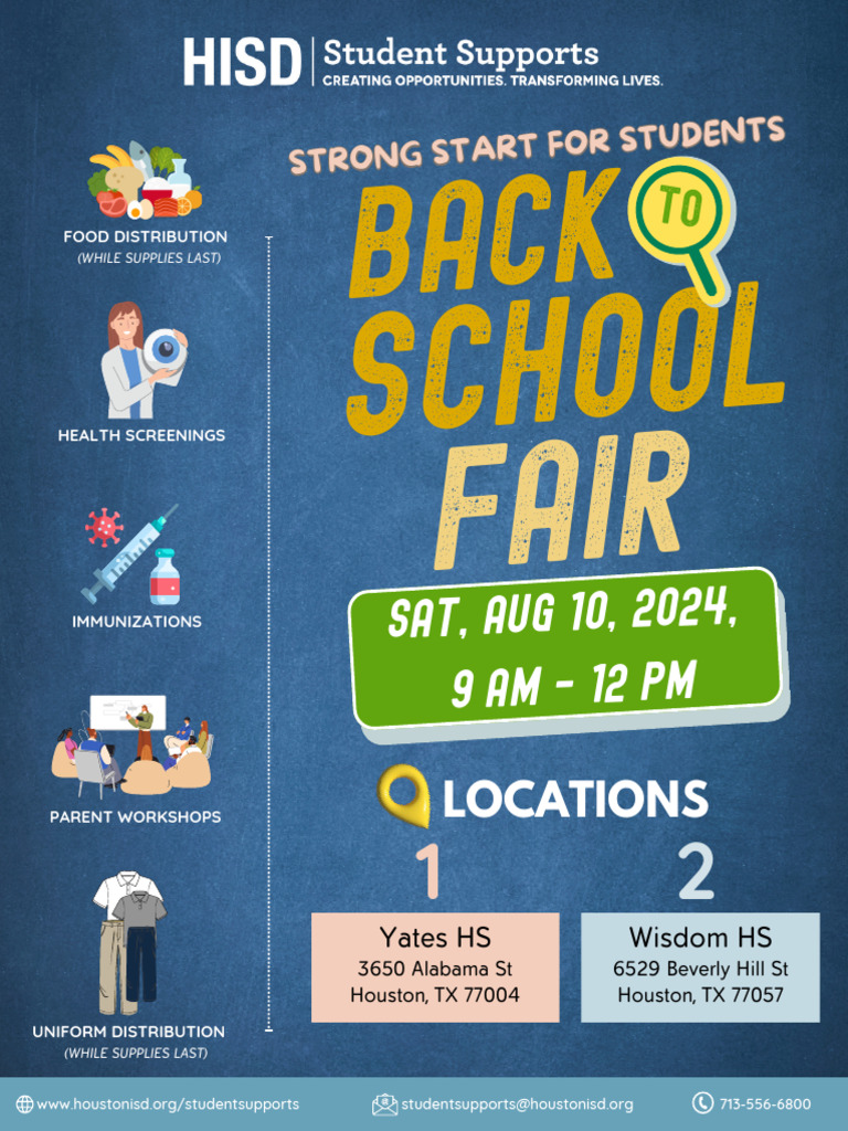 Back-to-School Fair Flyer (South & West) | PDF