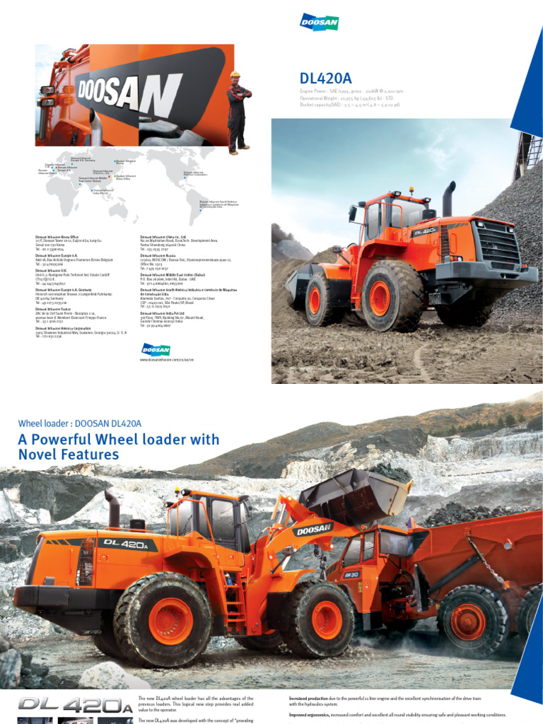Doosan DL420_A | PDF | Truck | Brake