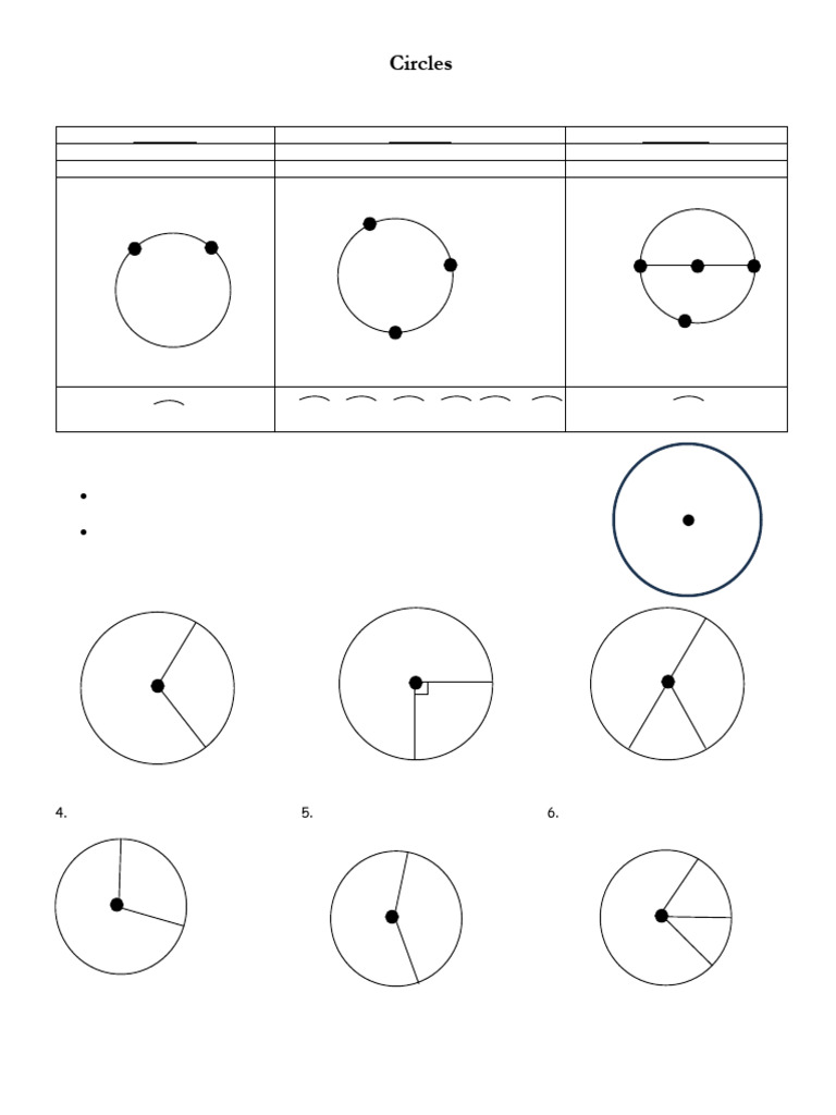 Circles Fall 2023 | PDF | Circle | Angle