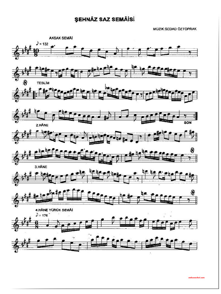 Saz Eseri 3143 | PDF