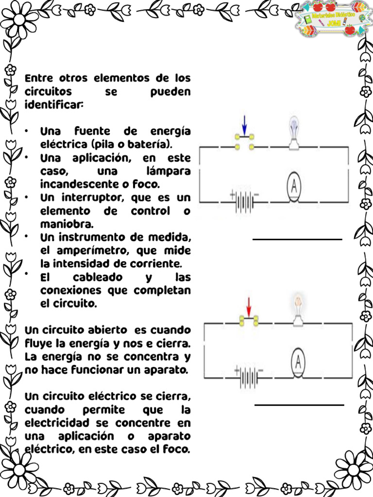 Circuitos eléctricos: cerrado o abierto | PDF