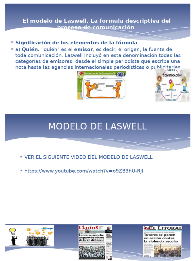 Semana 2.1 Laswell | PDF | Comunicación