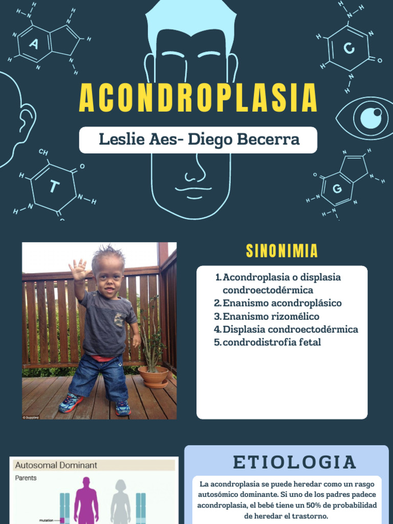 Acondroplasia | PDF | Enfermedades y trastornos | Especialidades Medicas