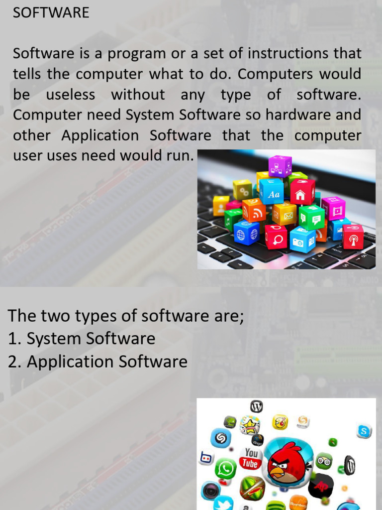Types of Software Explained | PDF