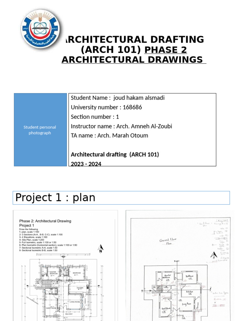 ARCHITECTURAL DRAFTING Phase 1 Abstract Drawings (1) | PDF