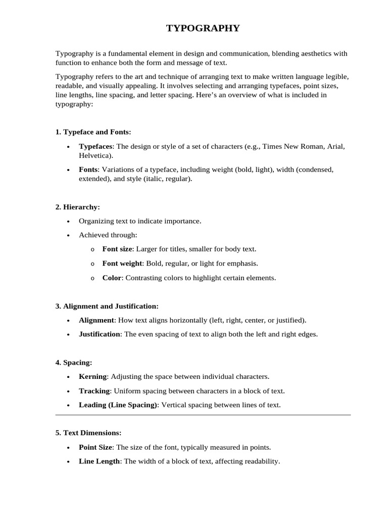 Typography | PDF | Typefaces | Typography