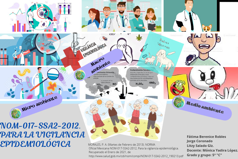NOM-017-SSA2-2012. para La Vigilancia Epidemiológica | PDF