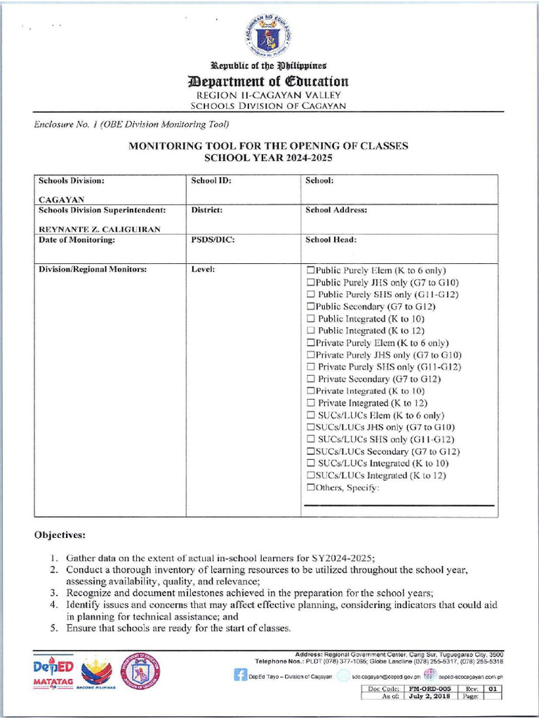 Obe Monitoring Tool | PDF