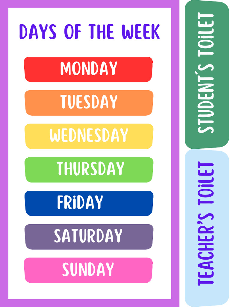 Days of the Week | PDF