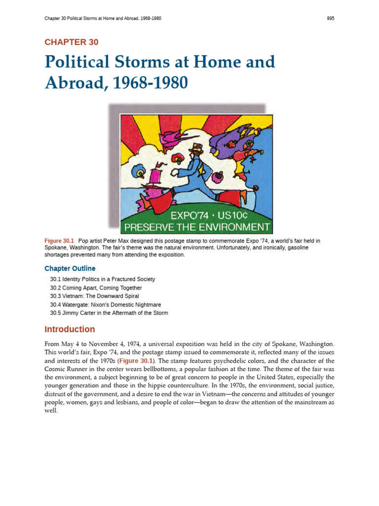 CH 30 USHistory | PDF | Richard Nixon | Hubert Humphrey