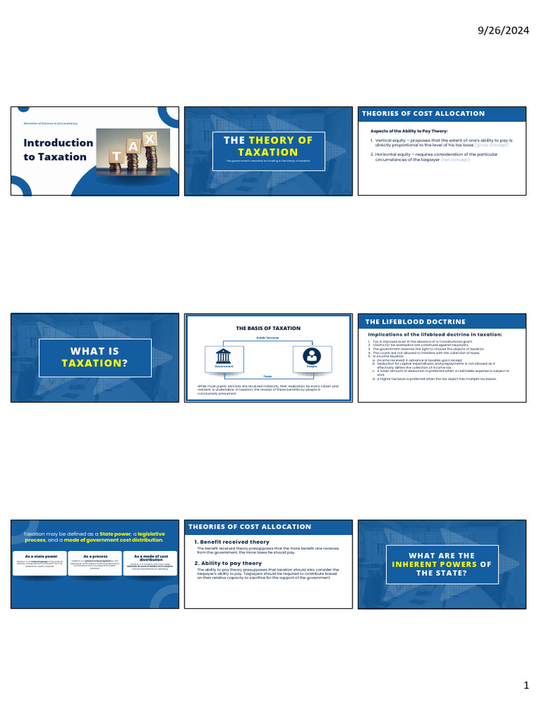 Chap 1 | PDF | Taxes | Income Tax