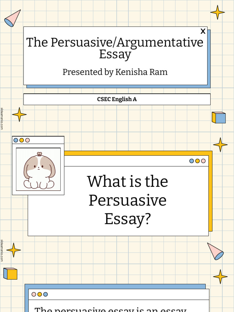 The Persuasive and Argumentative Essay | PDF | Essays | Foreign Language