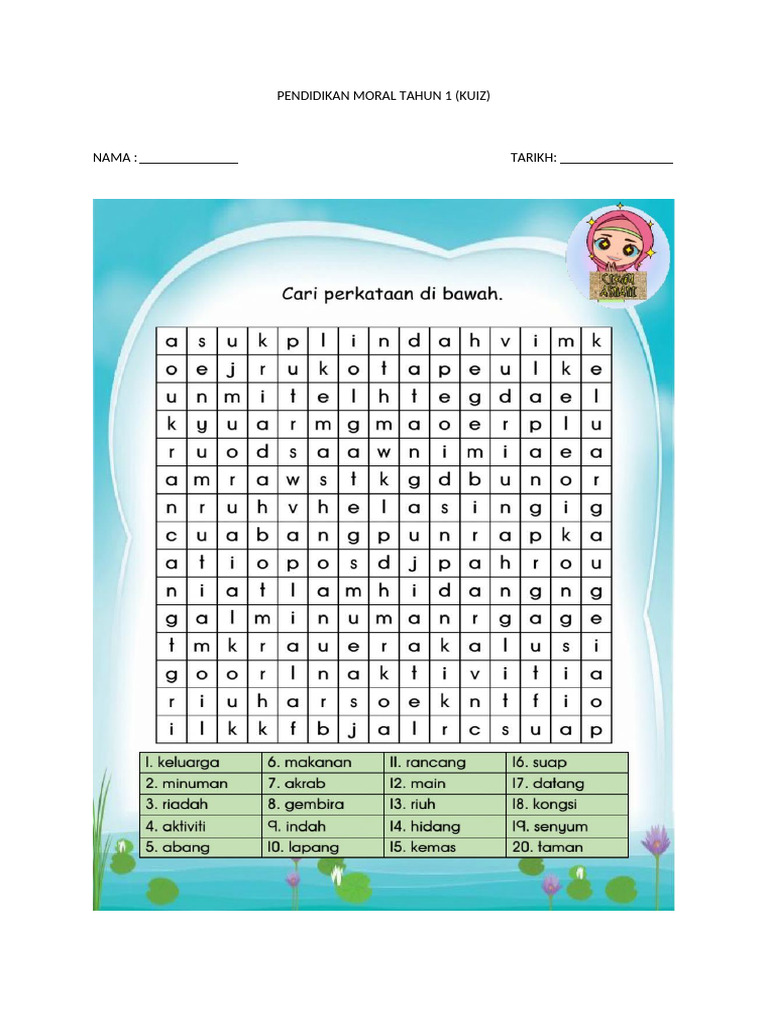 Pendidikan Moral Tahun 1 | PDF