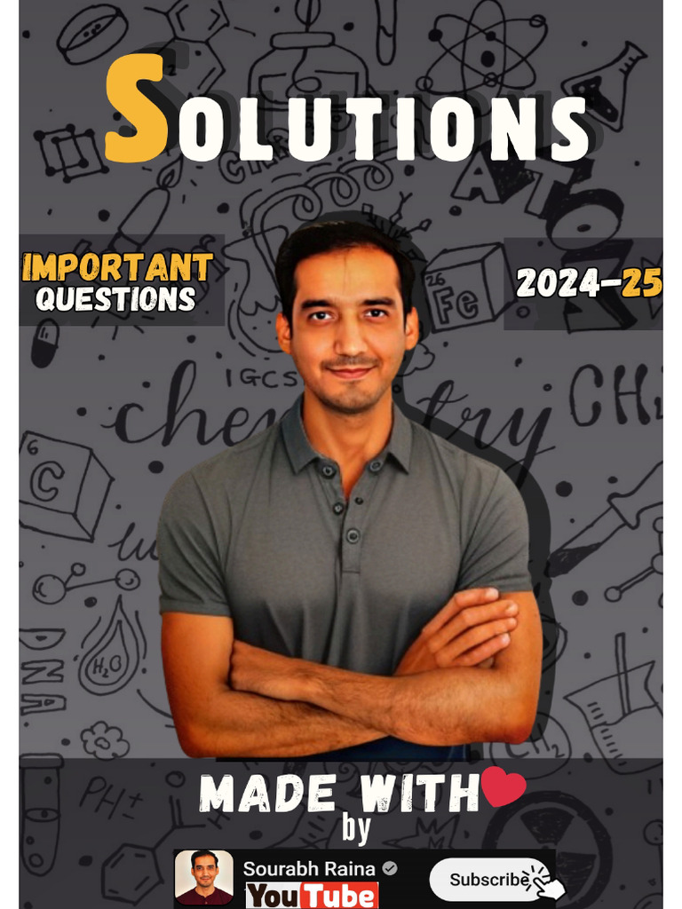 Solutions Important Questions | PDF