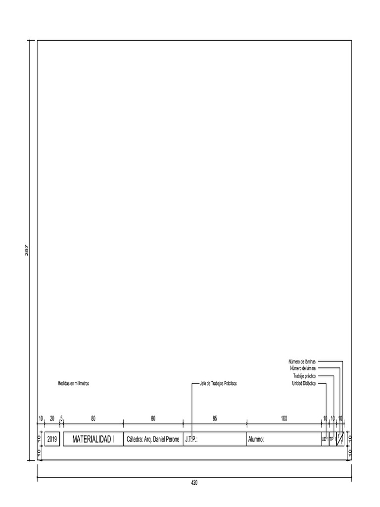Rótulo Lámina A3 | PDF