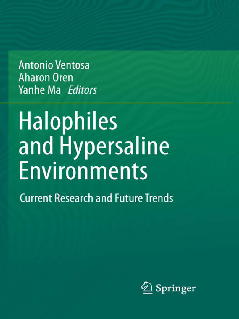 Halophiles and Hypersaline Environments | PDF | Archaea | Biology