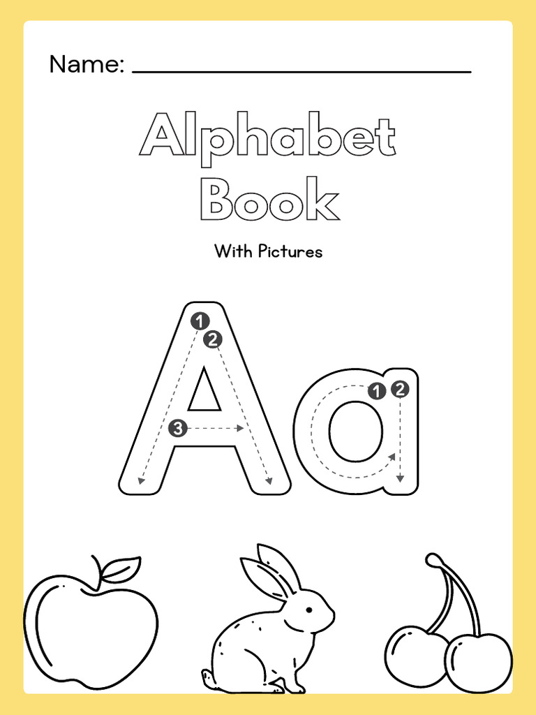 A Z Alphabet Book With Pictures | PDF