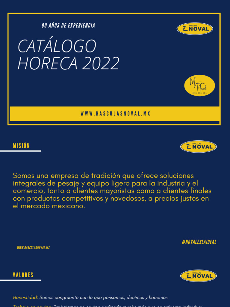 Catálogo HORECA 2022 NOVAL | PDF | Economias | Business