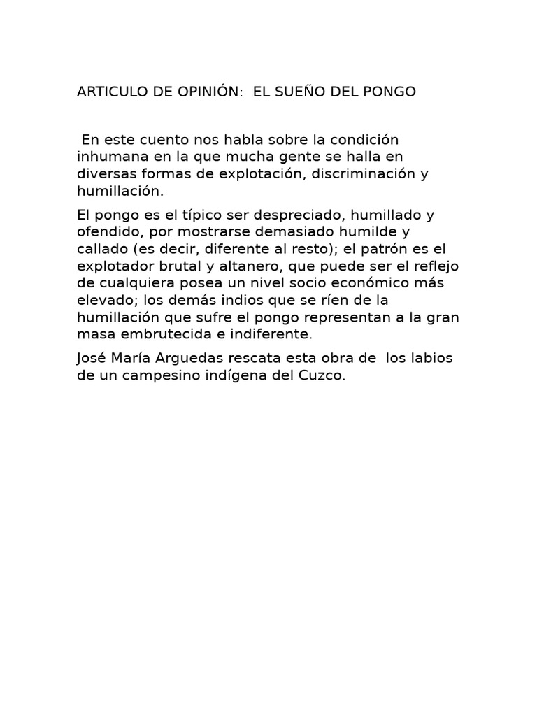 Articulo de Opinión | PDF