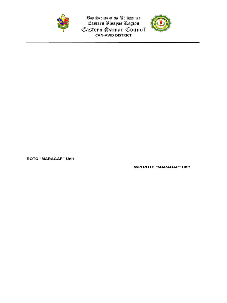 Letter To ESSU ROTC | PDF