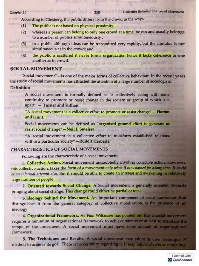 Social Movement & Stages | PDF