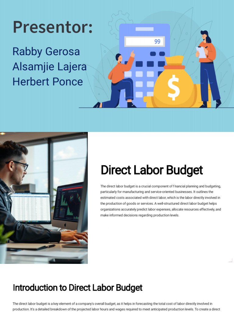 Direct Labor Budget | PDF | Labour Economics | Budget
