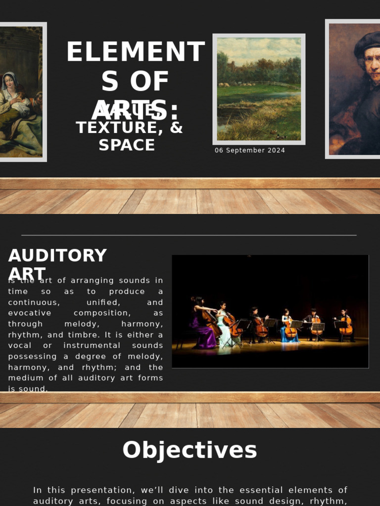 Elements of Auditory Art Explained | PDF | Poetry | Tempo