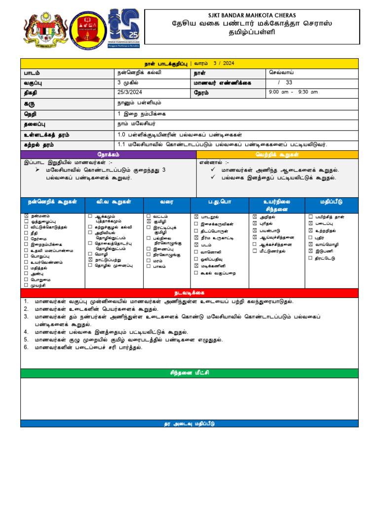 SJKT Bandar Mahkota Cheras | PDF