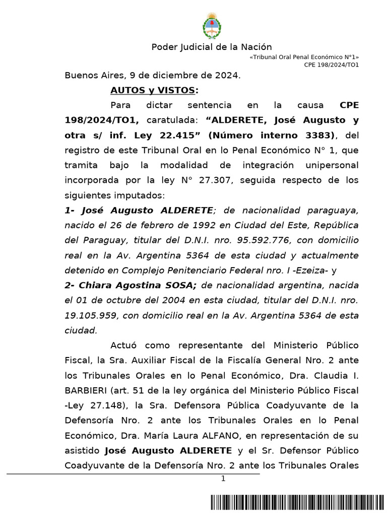 Fallo | PDF | Fiscal | Judicaturas