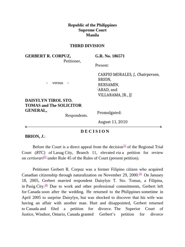 Recognition of Foreign Judgment | PDF | Marriage | Divorce