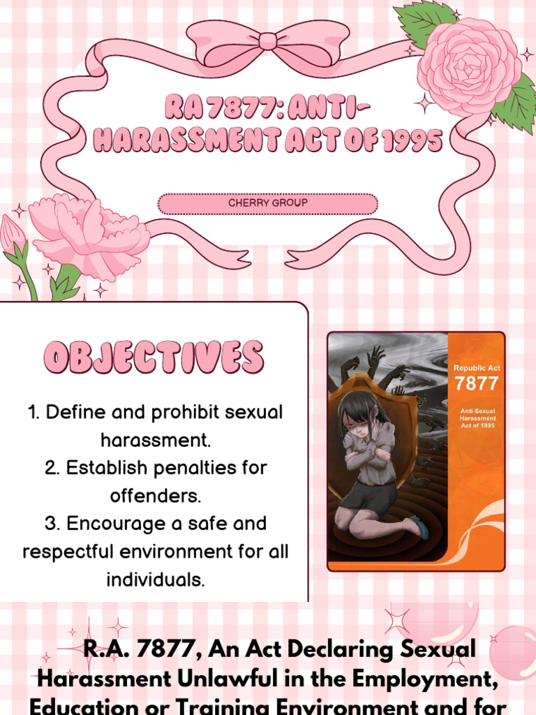 RA 7877 Anti Harassment Act of 1995 1 | PDF | Sexual Harassment ...