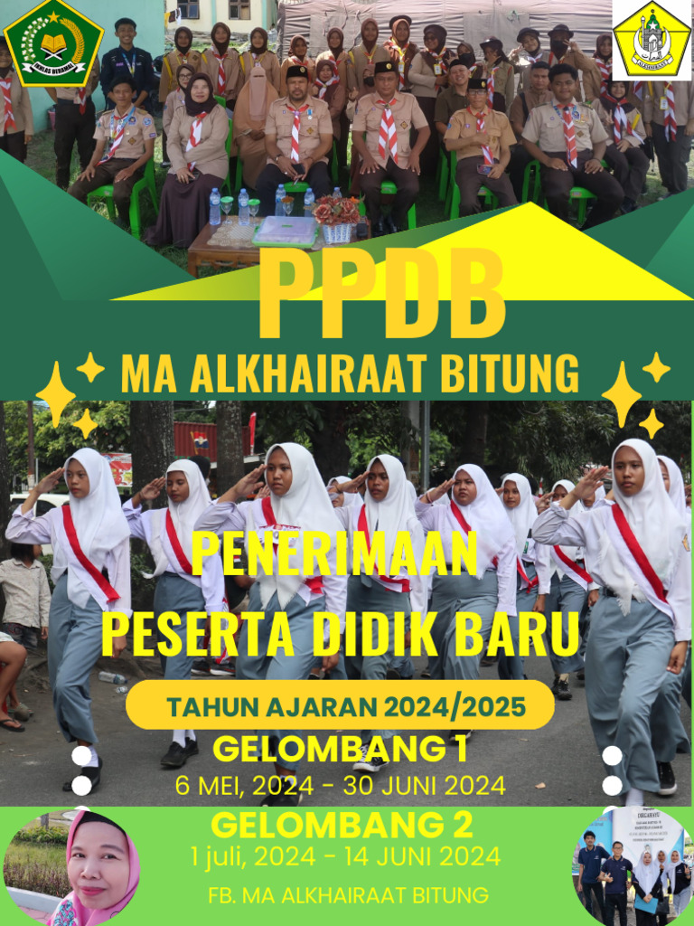 Hijau Dan Kuning Minimalis Penerimaan Peserta Didik Baru Konten ...