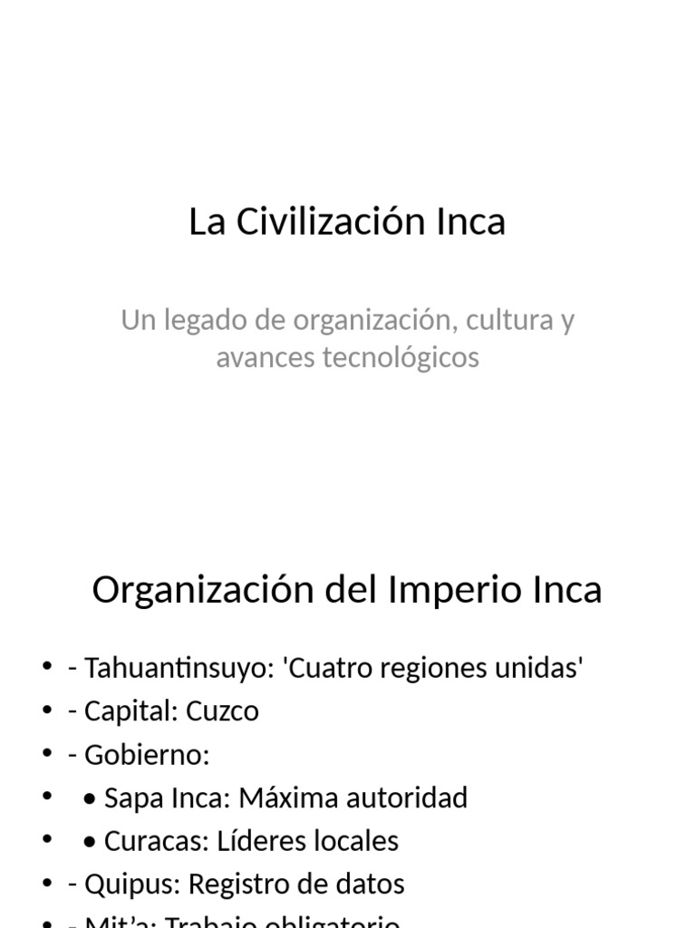 Exposición Incas | PDF