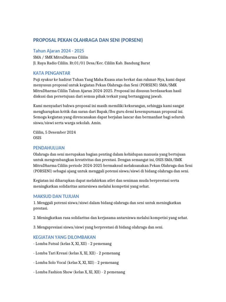 Revised Proposal Porseni | PDF