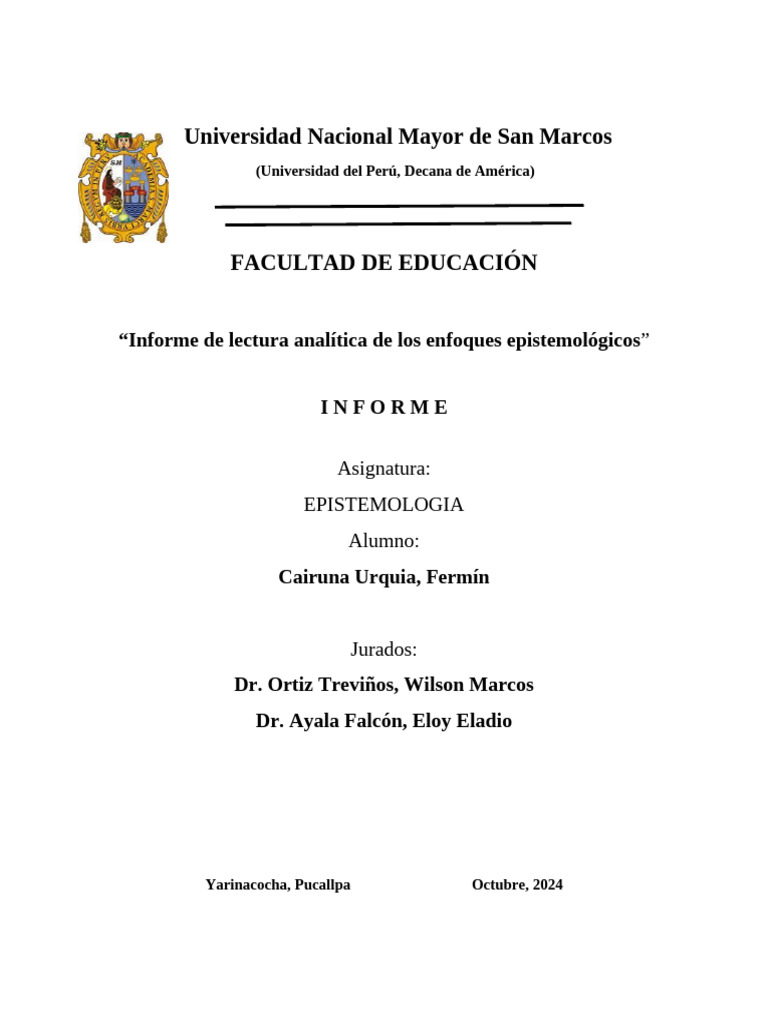 Informe de Fermin | PDF | Paradigma | Karl Popper
