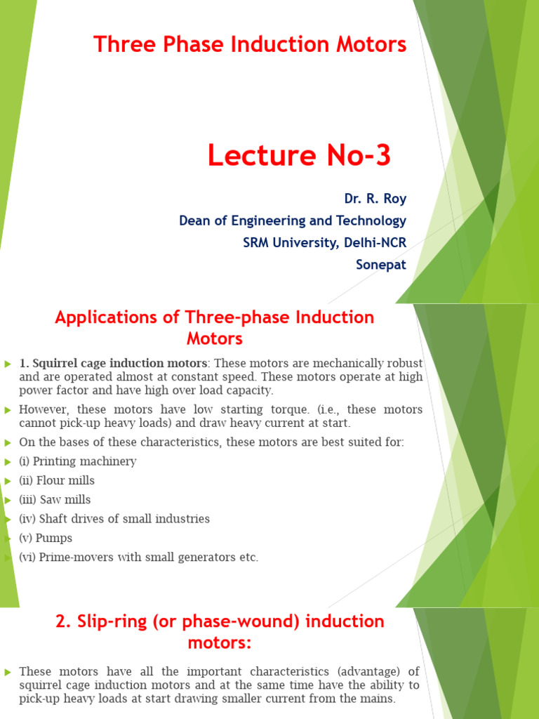 Lecture-3 | PDF | Electric Motor | Electrical Engineering Lecture-3 | PDF | Electric Motor | Electrical Engineering
