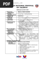 Filipino Readathon Criteria and Guidelines 2024 | PDF