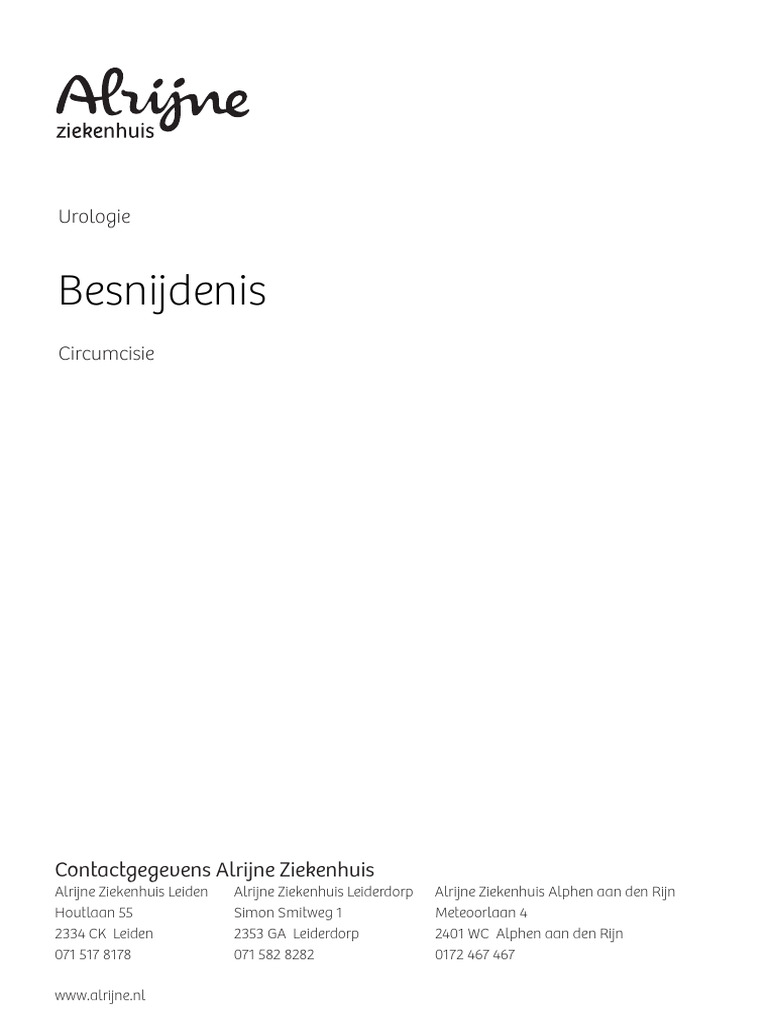 Circumcisie Besnijdenis | PDF