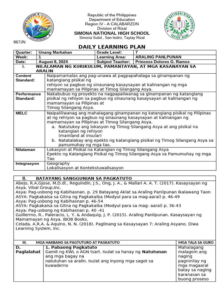 DLP_Q1_AP7_WEEK1_Day4 | PDF