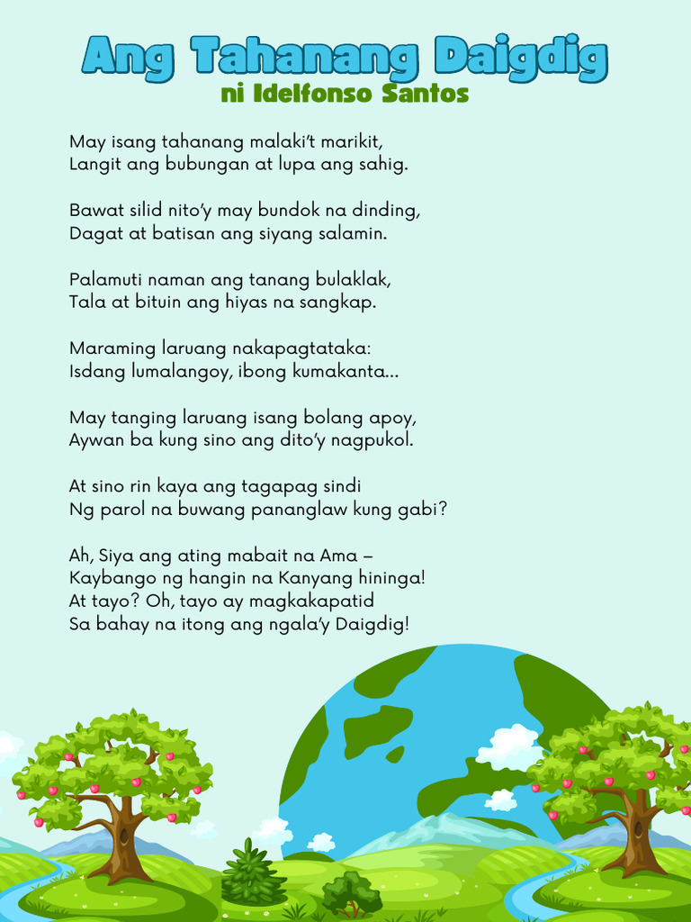 Ang Tahanang Daigdig | PDF