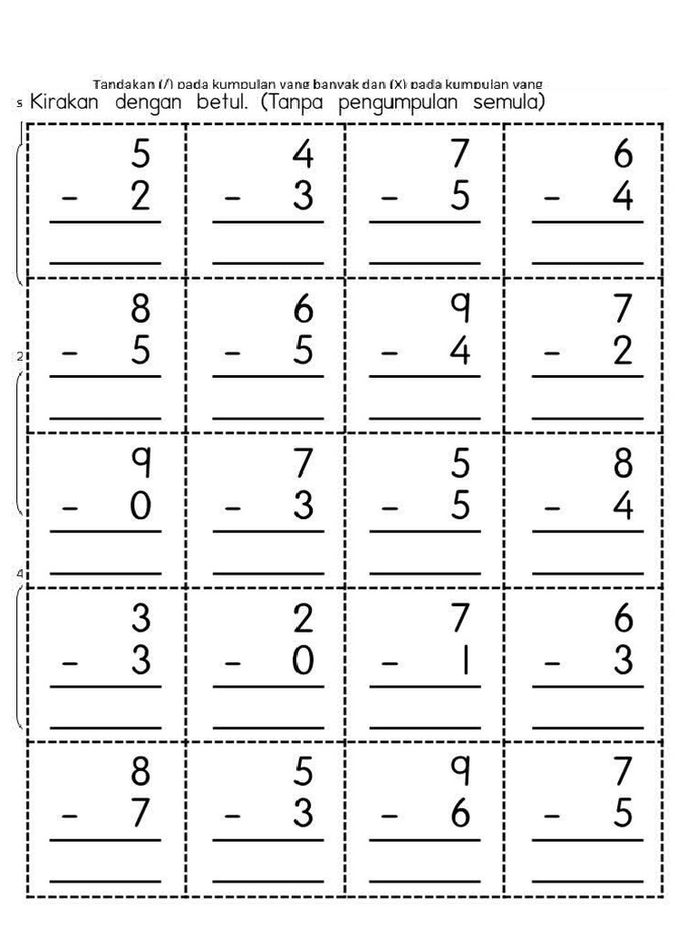 Uasa Math Tahap 1 | PDF