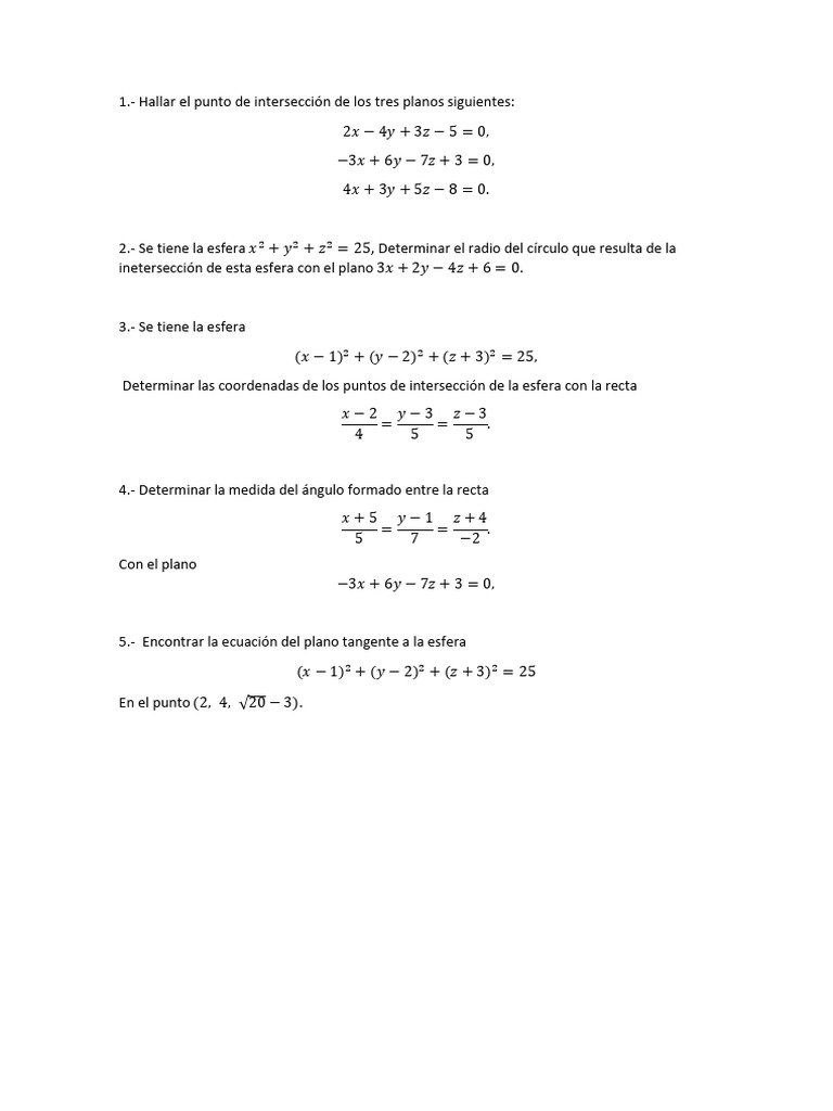 Taller 1 Parcial I Calc Vect | PDF